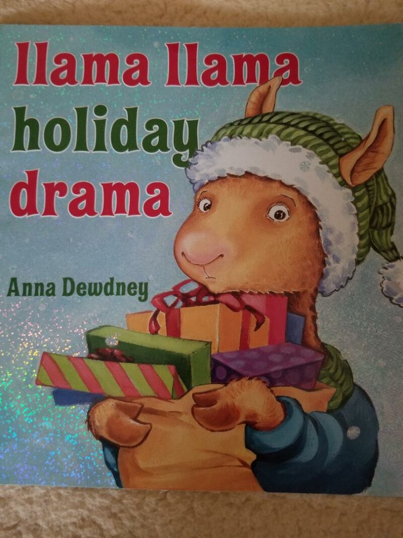 Llama Holiday Drama - Santa Visits USA